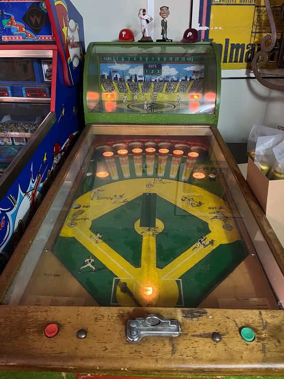 1953 Williams Deluxe Baseball Vintage Arcade Flipperkasten (Gebraucht ...