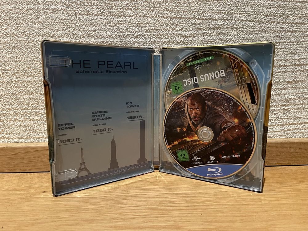Skyscraper (2018) Steelbook Blu-Ray Dwayne Johnson (Gebraucht) in ...