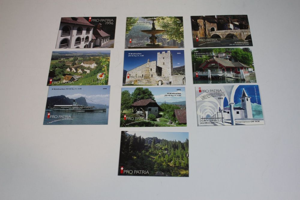 11 Pro Patria Markenheftli 1996–2005 postfrisch Ab 1.- | Kaufen auf Ricardo