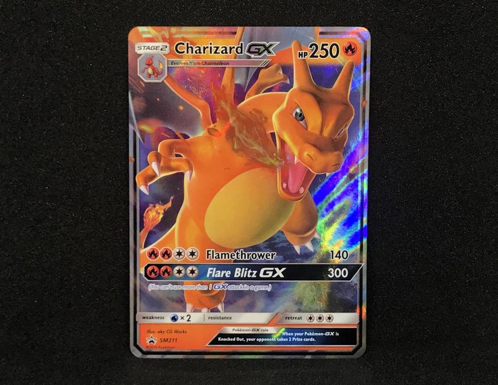 Charizard GX Full Art - Carte Pokemon (Neu (gemäss Beschreibung)) in ...
