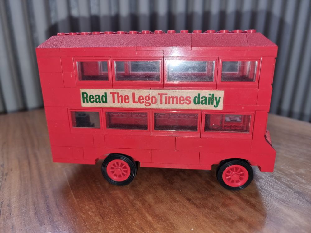 Seltener Lego London Doppeldecker Bus 1973 Vintage Oldtimer | Kaufen ...