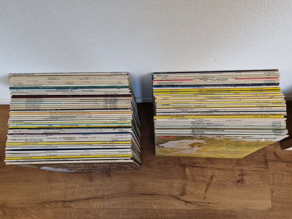 ca. 100 Schallplatten aus den 70er-80er Jahren. (Gebraucht) in Bonstetten für CHF 1 – mit ...