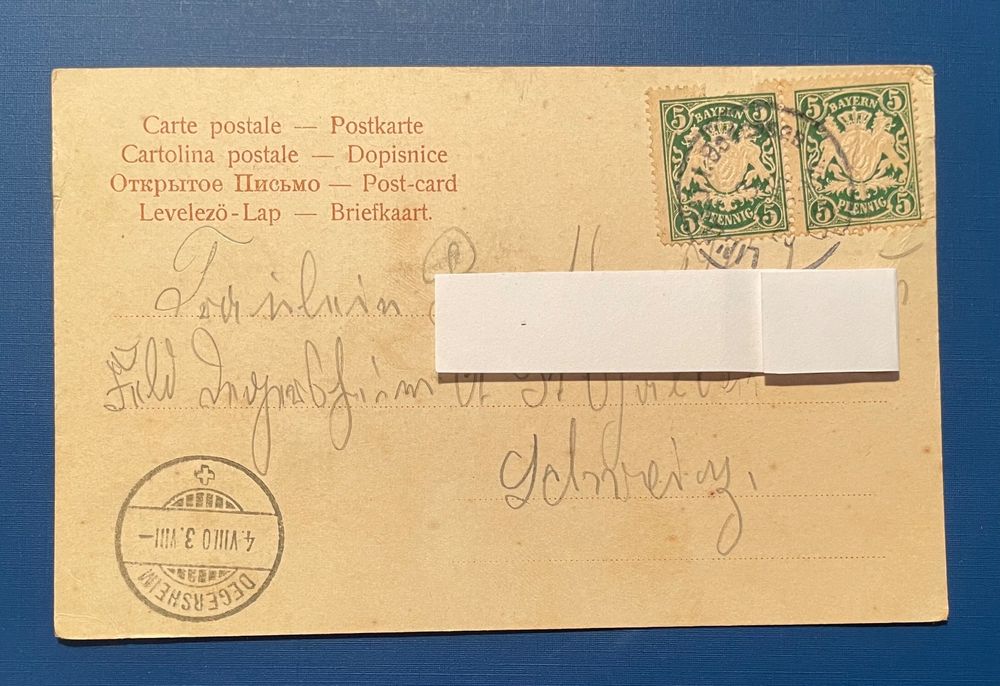 LINDAU i. B. - HAFEN mit DAMPFSCHIFF - 4.VIII.1903 (Gebraucht) in ...