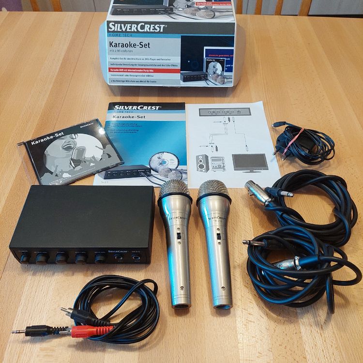 Silvercrest Karaoke Set mit 2 Mikrofone (Gebraucht) in Gränichen für ...
