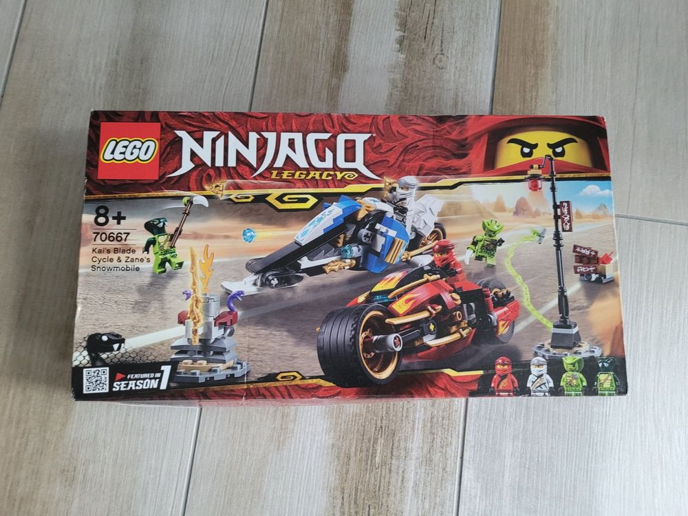 LEGO Ninjago - Kais Feuer-Bike & Zanes Schneemobil (70667) (Neu und ...