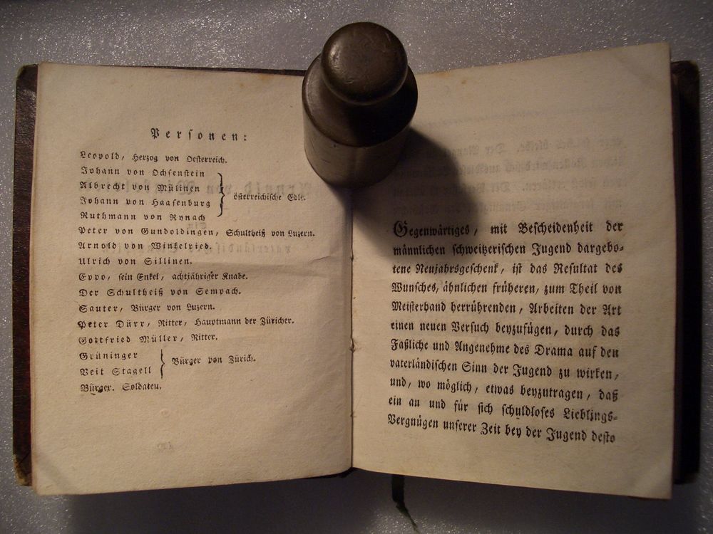 sehr alte Texte für Urschweizer Rollen-Schauspiel Theater | Kaufen auf ...