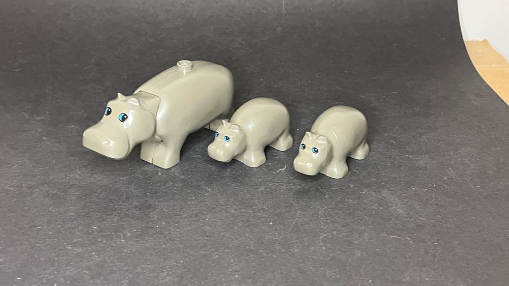 LEGO Duplo Nilpferde Nilpferd Flusspferd Tiere (Gebraucht) in ...