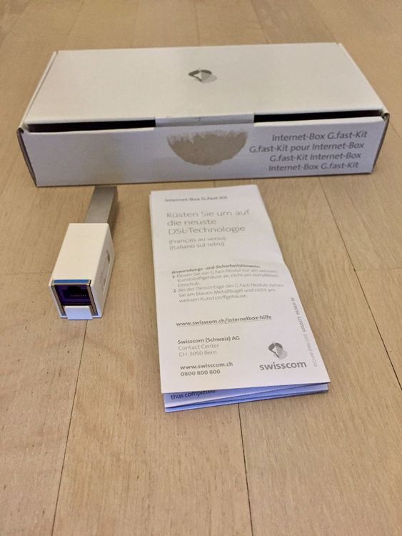 Swisscom Internet-Box G.fast-Kit (Neu (gemäss Beschreibung)) in ...