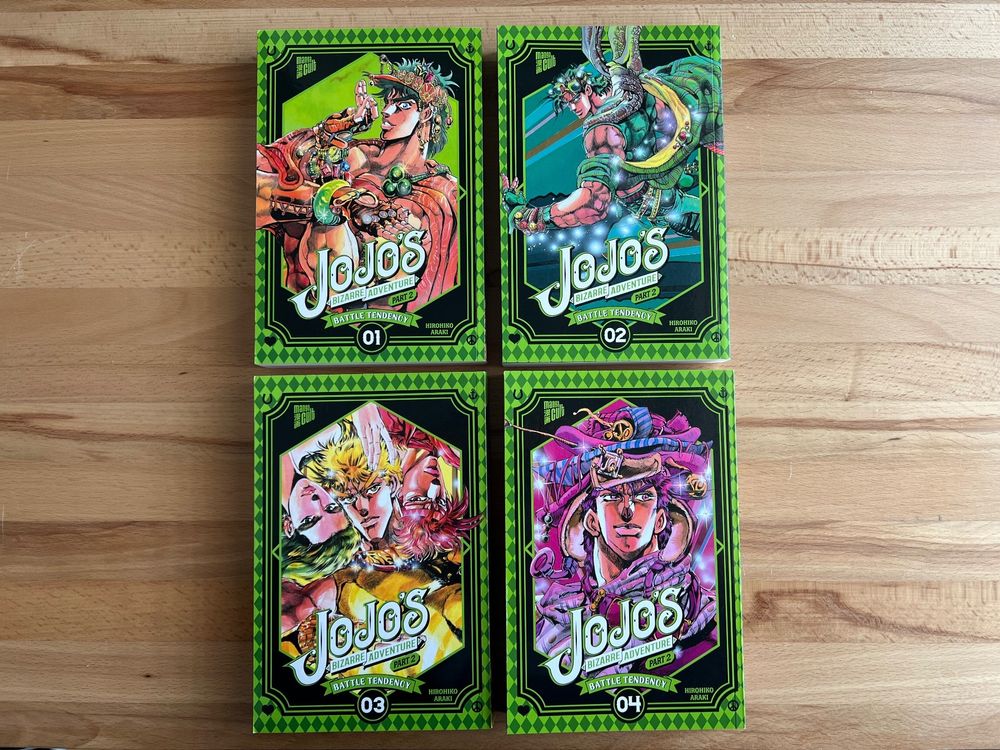 Jojos Bizarre Adventure Part2 Battle Tendency Manga Komplett Acheter
