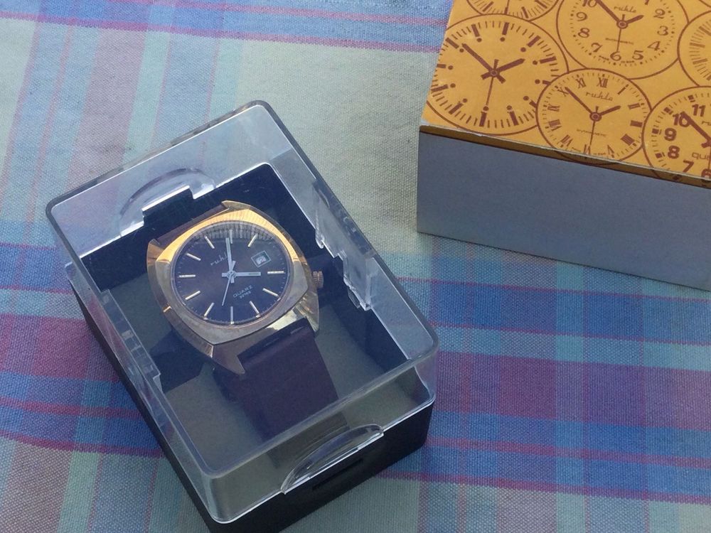 DDR Armbanduhr Ruhla Quarz 32768 Herren Kult Quarzuhr | Kaufen auf Ricardo