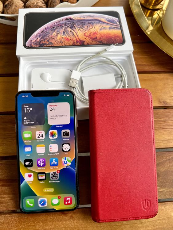 Iphone Xs Max Gold 256Gb Neu mit Hülle+Panzerfolie (Neu (gemäss ...