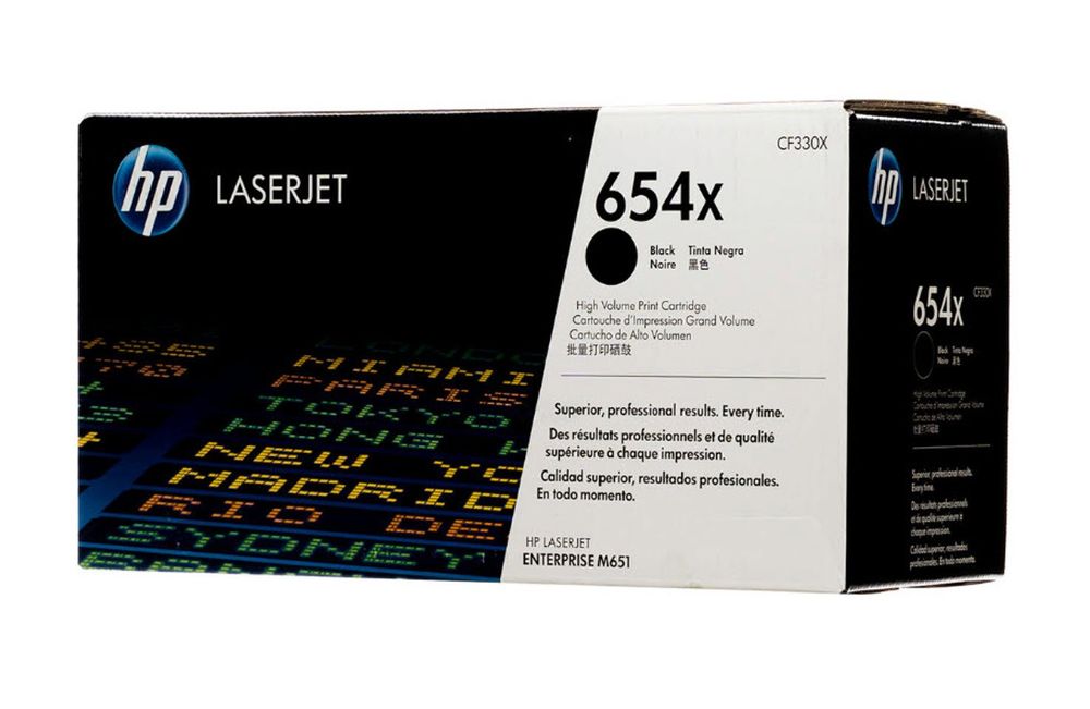 HP Color LaserJet Enterprise M651 black Toner, 654X / CF330x (Neu und ...