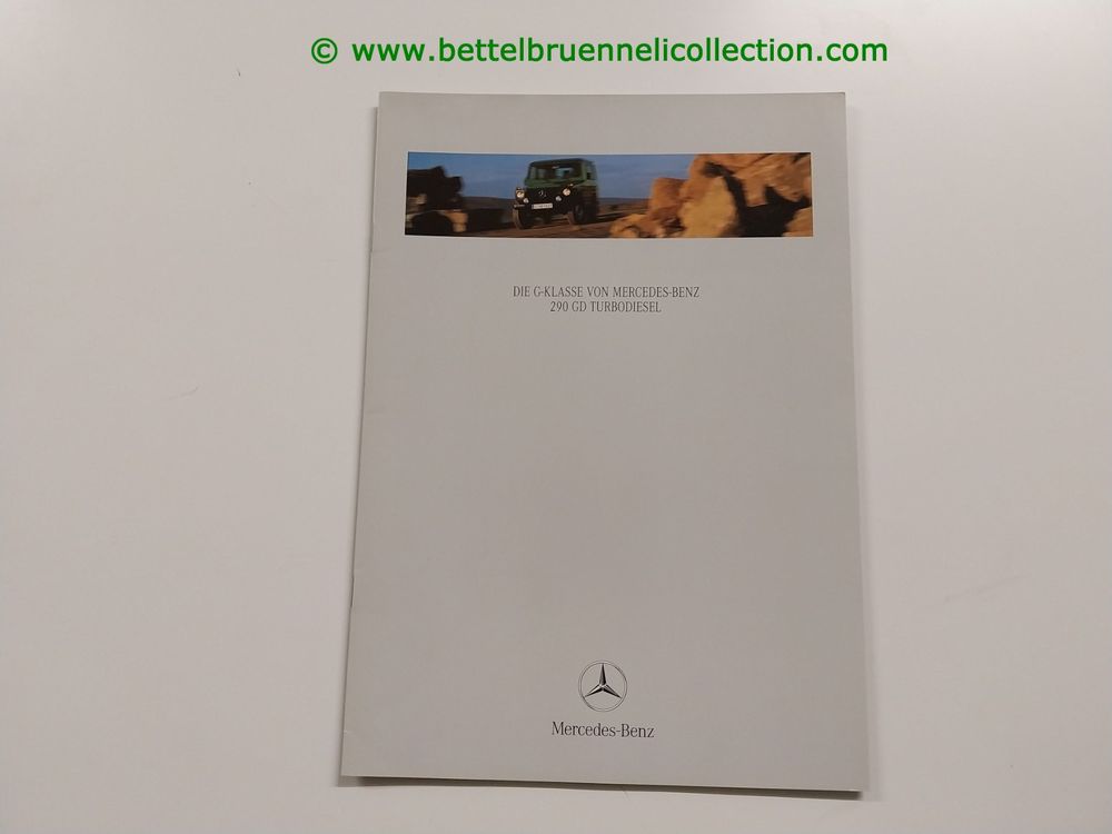 Mercedes-Benz G-Klasse 290 GD Turbodiesel Prospekt deutsch (Gebraucht ...