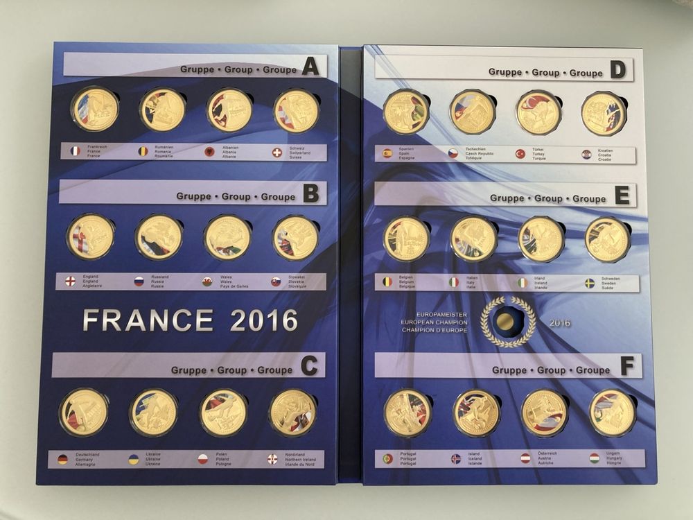 Medaillen-Set Fussball-EM 2016 (Frankreich) (Gebraucht) in Eschenbach ...