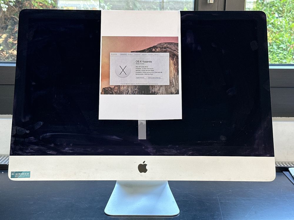 Apple iMac 27“ Late 2013 (Gebraucht) in Appenzell für CHF 155 – nur ...