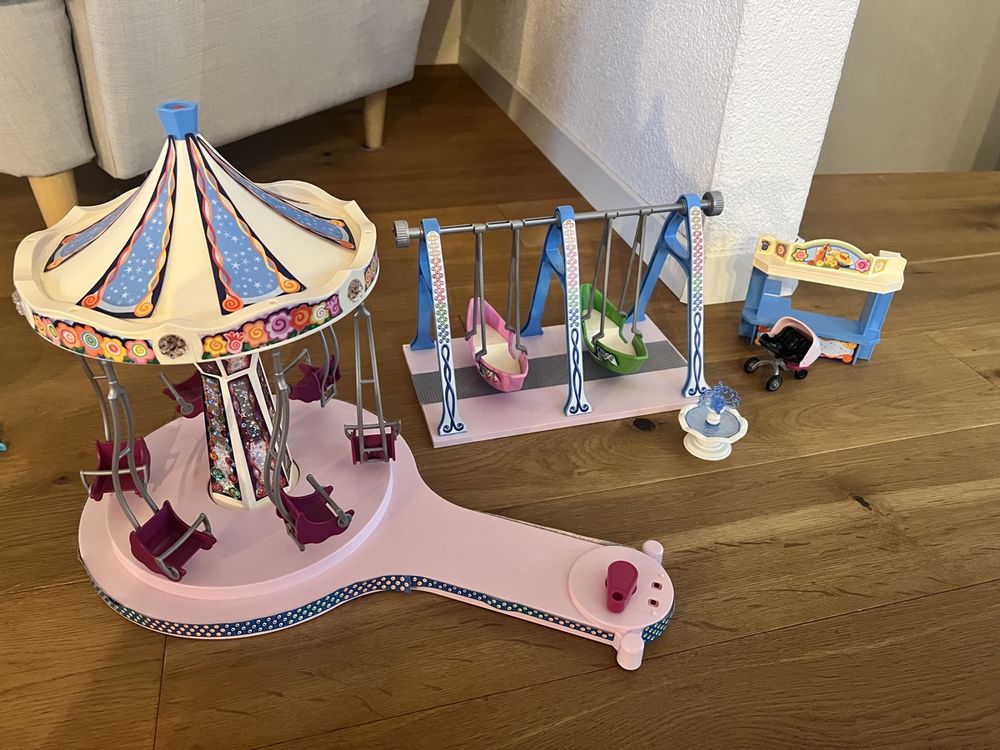 Playmobil Freizeitpark/Spielplatz, Karussell & Schaukel | Kaufen auf ...