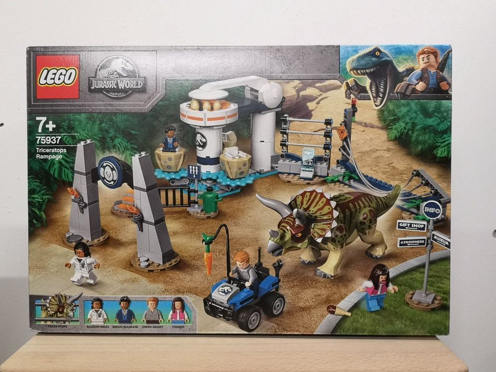 Lego 75937 Jurassic Triceratops Rampage (Neu und originalverpackt) in ...