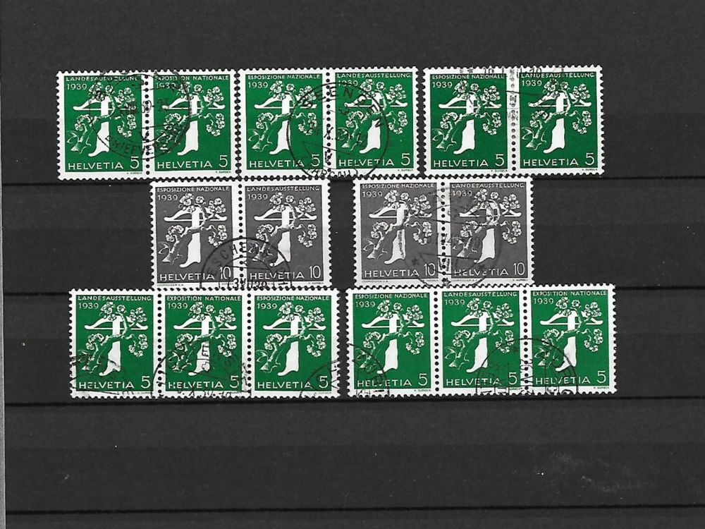 Landi 1939 gest. Zusammenh.Restlot Kat: CHF 100.- | Kaufen auf Ricardo