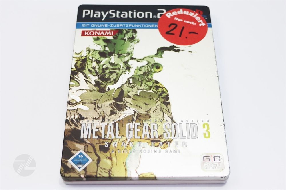 Metal Gear Solid 3 PS2 Steelbook | Kaufen auf Ricardo