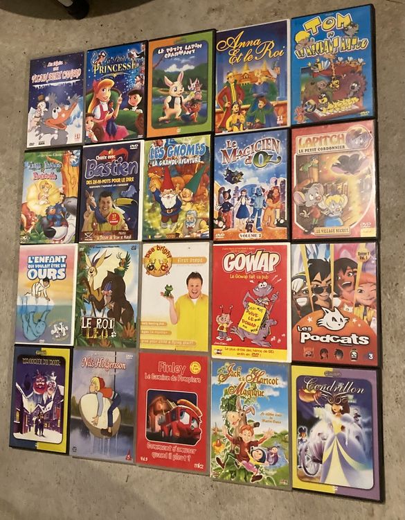 Lot 20 DVD - Dessins Animés (Gebraucht) in für CHF 8 – mit Lieferung ...