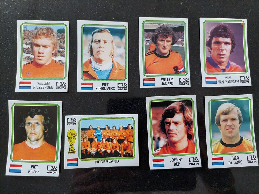 8 X HOLLAND WORLD CUP STORY STICKER VON SORIC`S (PANINI) | Kaufen auf ...