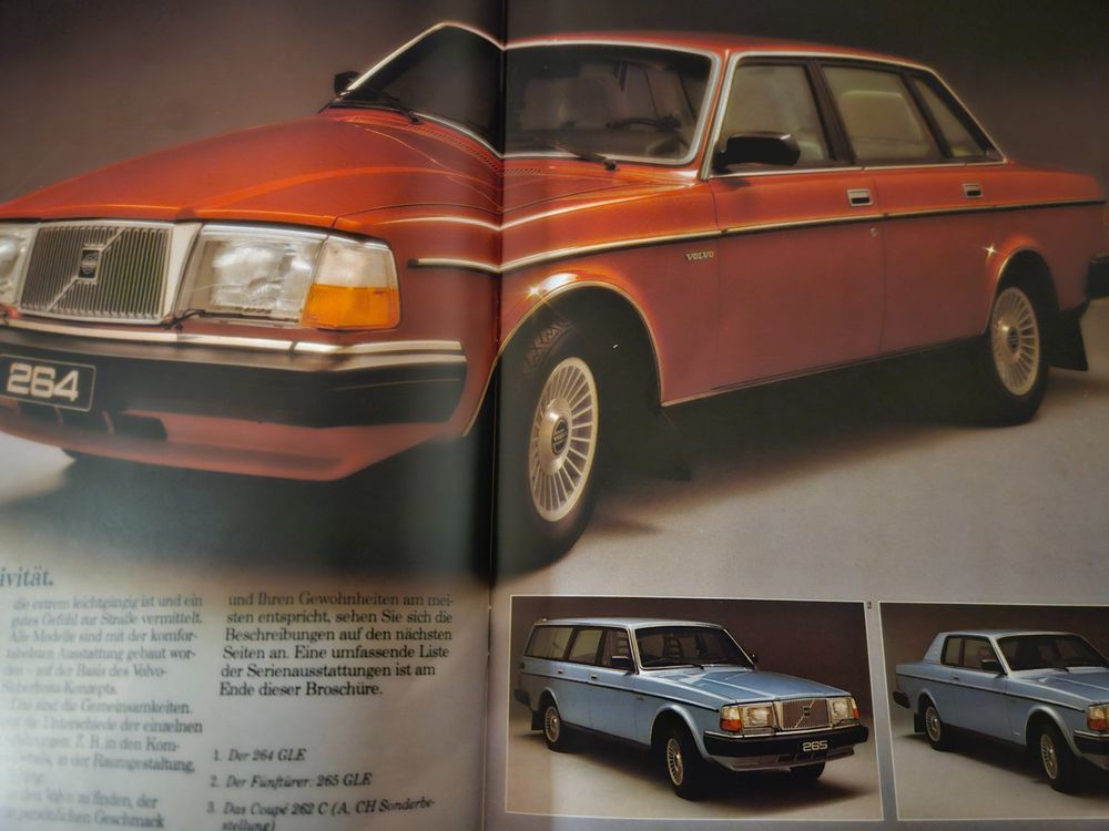 Volvo 260 262 C 264 GL GLE 265 GL GLE Prospekt 1981 xx (Gebraucht) in ...