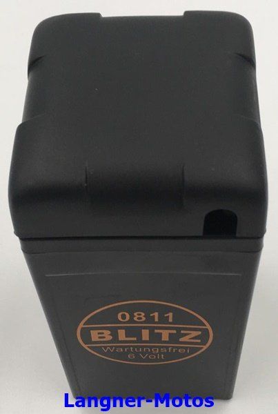 Blitz 0811 GEL Batterie 6V 12AH B49-6 BMW R50-69 Vespa 160GS | Kaufen ...