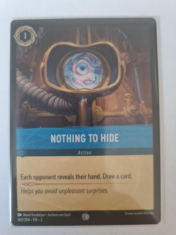 Lorcana FOIL, Nothing to Hide, 165/204-EN-2 | Kaufen auf Ricardo