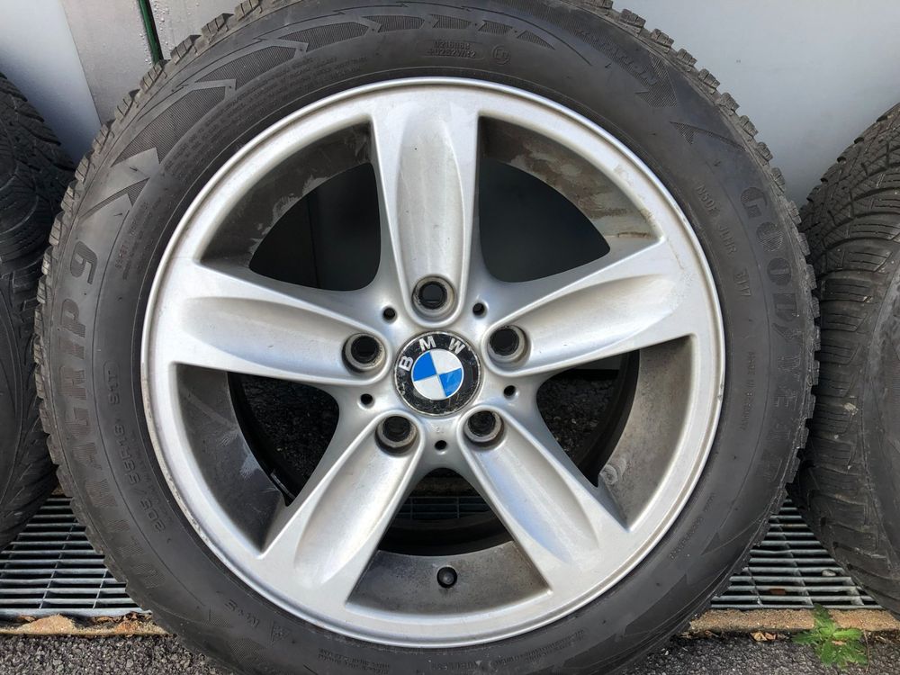 4 St. BMW 1er Original Alu mit 205/55 R 16 Winterreifen | Kaufen auf ...