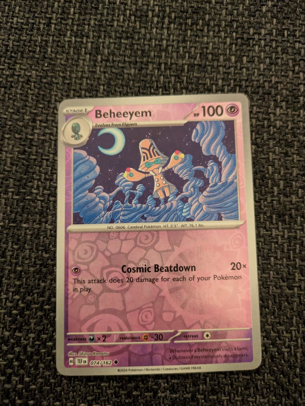 BEHEEYEM, TEMPORAL FORCES, TEF74, REVERSE, 2024, ENG, NM/MT (Gebraucht ...