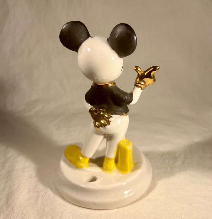 Figurine Mickey Mouse, porcelaine, peint main, vintage | Kaufen auf Ricardo