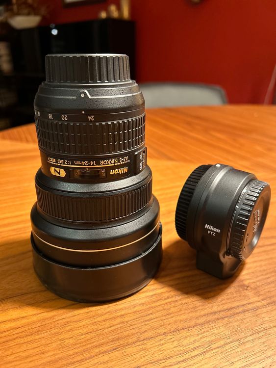 AF-S NIKKOR 14-24mm f/2.8G ED + Nikon Mount Adapter FTZ | Kaufen auf ...