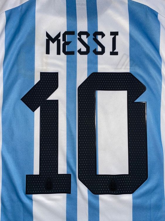 ORIGINAL Messi Argentinien 3-Sterne WM Nati Fussball Trikot (Neu ...