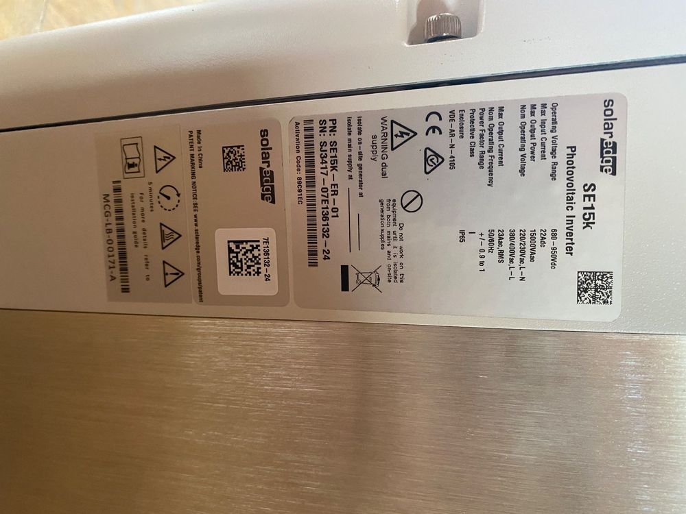 Solaredge Wechselrichter SE15k (Gebraucht) in Pfäffikon SZ für CHF 510 ...