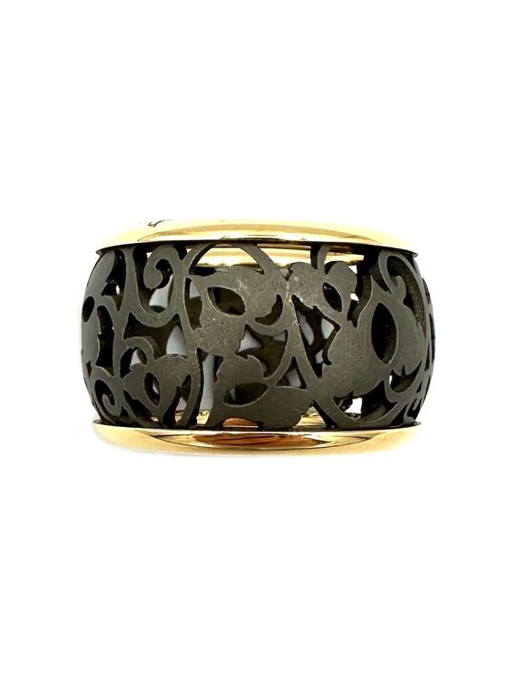 POMELLATO. Collection Arabesque, bague or rose et titane | Acheter sur ...
