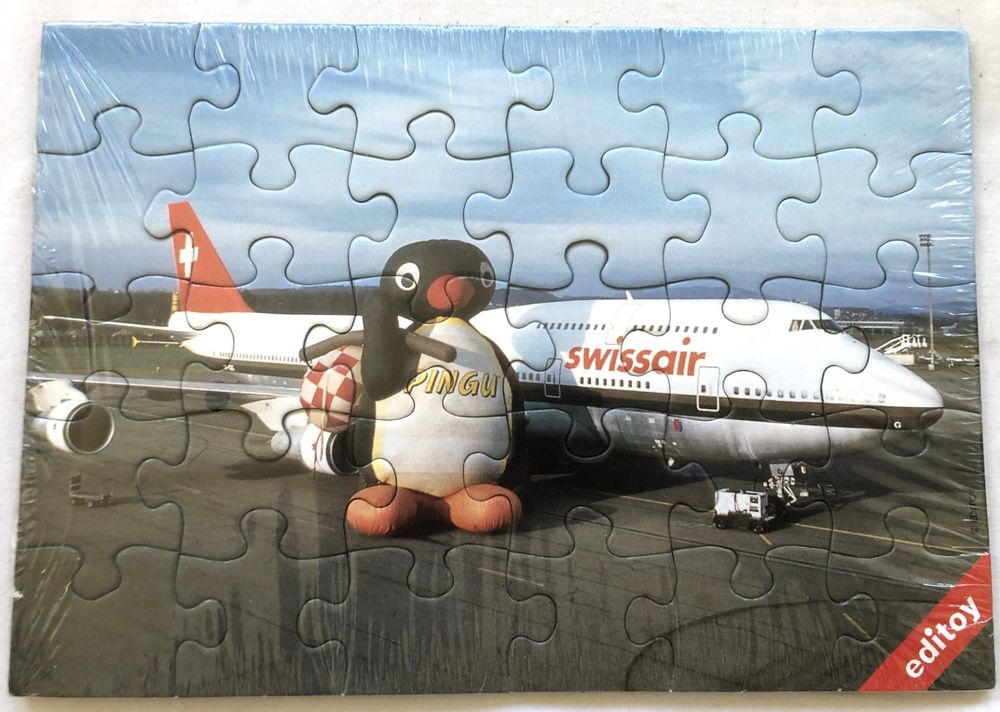 PINGU - Puzzle - Swissair - Editoy - NEU (Neu und originalverpackt) in ...