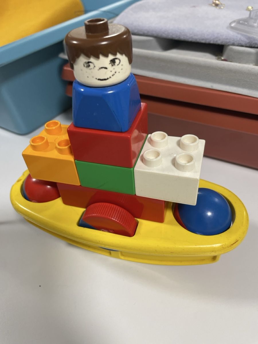 Vintage LEGO DUPLO Basic Set 2056 Rock-a-Bye Pull Toy 1980 (Gebraucht ...