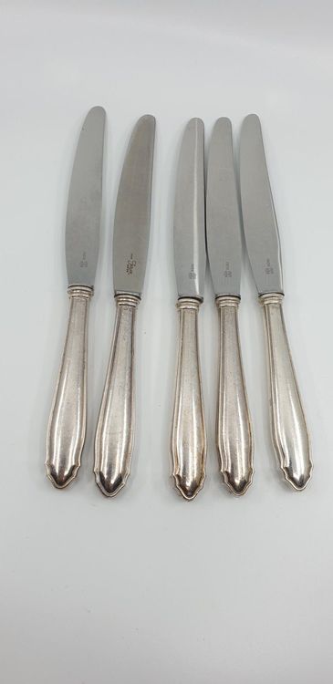 Silberbesteck Jezler La Reine 5 Tafelmesser Silber 800 (Defekt) in Emmen für CHF 51 – mit ...