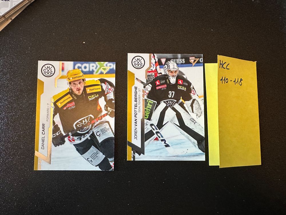 Sportzoo series 1 HC Lugano Teamset, 2 cards (Neu und originalverpackt ...