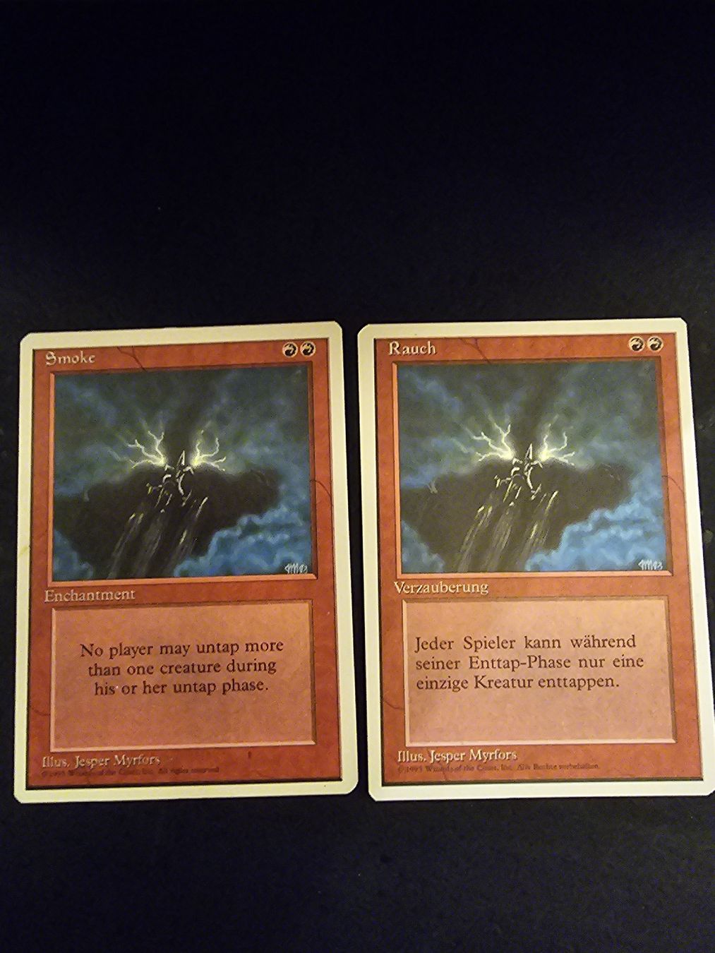 Magic: The Gathering - 2 x Rauch (Smoke) - selten (Gebraucht) in Wisen ...