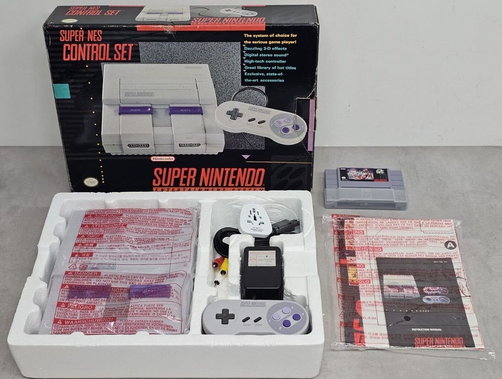 Super Nintendo Snes Control Set NTSC US *perfect status* | Kaufen auf ...