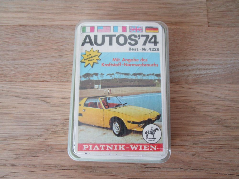 AUTOS 74 Quartett Spielkarten Oldtimer Rarität komplett (Gebraucht) in ...