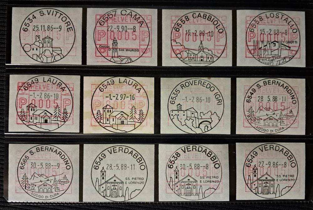 ATM LOT - VOLLSTEMPEL VAL MESOLCINA - MOESA: CAMA LOSTALLO.. (Gebraucht ...