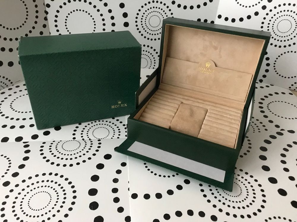 ROLEX ORIGINAL - VINTAGE WATCH CASE BOX ECRIN - RARE - TOP ! (Gebraucht ...