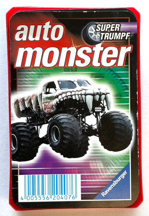Quartett AUTO MONSTER | Kaufen auf Ricardo
