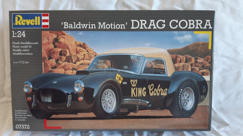 Revell "Baldwin Motion" Drag Cobra 1:24 nicht zusammengebaut (Neu und ...
