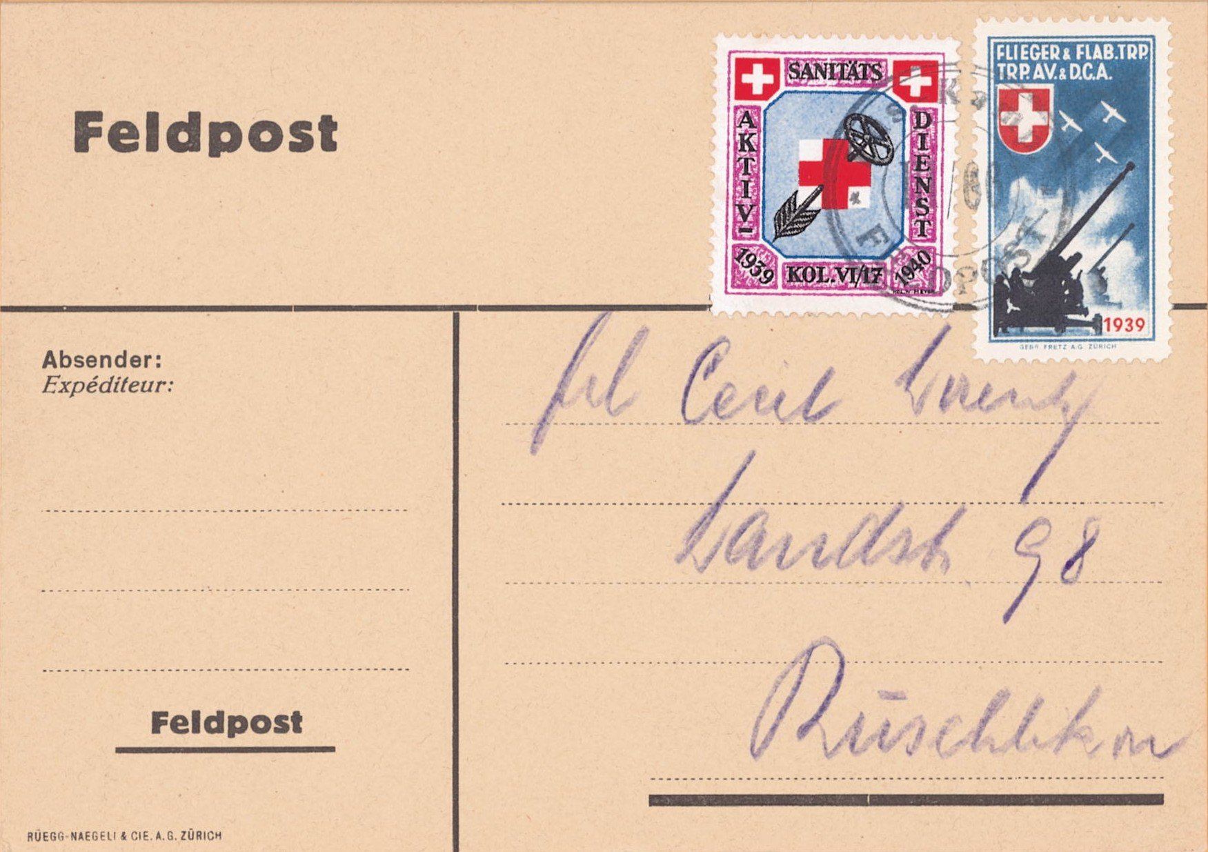 Feldpost mit ...... Ab sFr. 1.50 (Gebraucht) in Bazenheid für CHF 1.5 ...