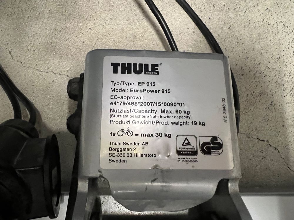 THULE Auto-Fahrradständer Typ EP 915 (Gebraucht) in Lantsch/Lenz für ...