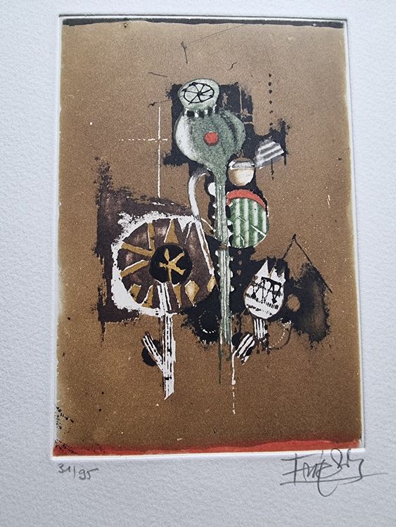 Johnny Friedlaender ORIG. RADIERUNG AQUATINTA SIGNIERT (Gebraucht) in Gersau für CHF 49 – mit ...