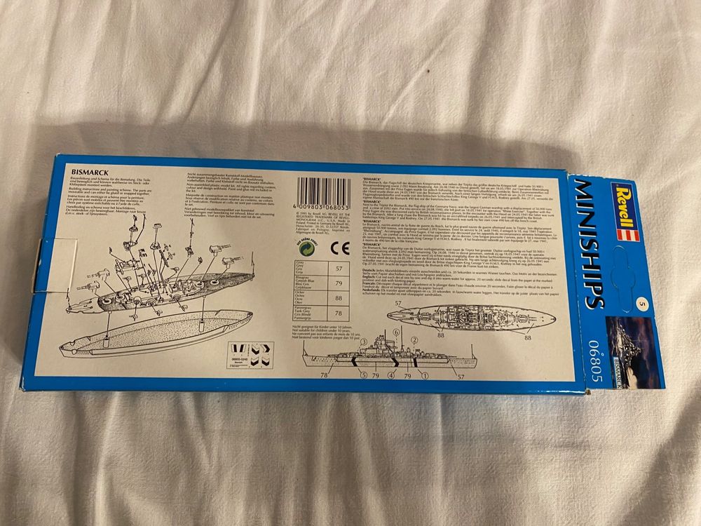 OVK Revell miniships bismark 1:1200 Plastik modellbausatz | Kaufen auf ...
